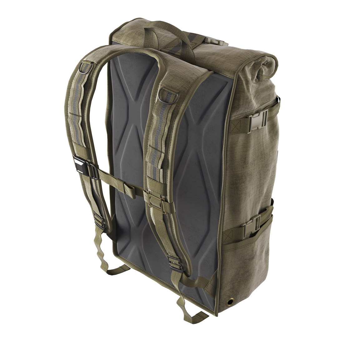 3D Bike Messenger Backpack - TurboSquid 1853843