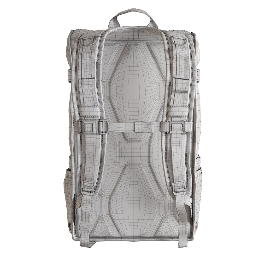 3D Bike Messenger Backpack - TurboSquid 1853843