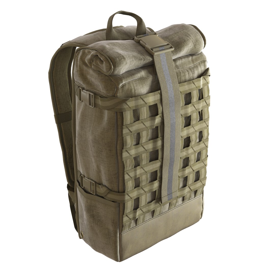 3D Bike Messenger Backpack - TurboSquid 1853843