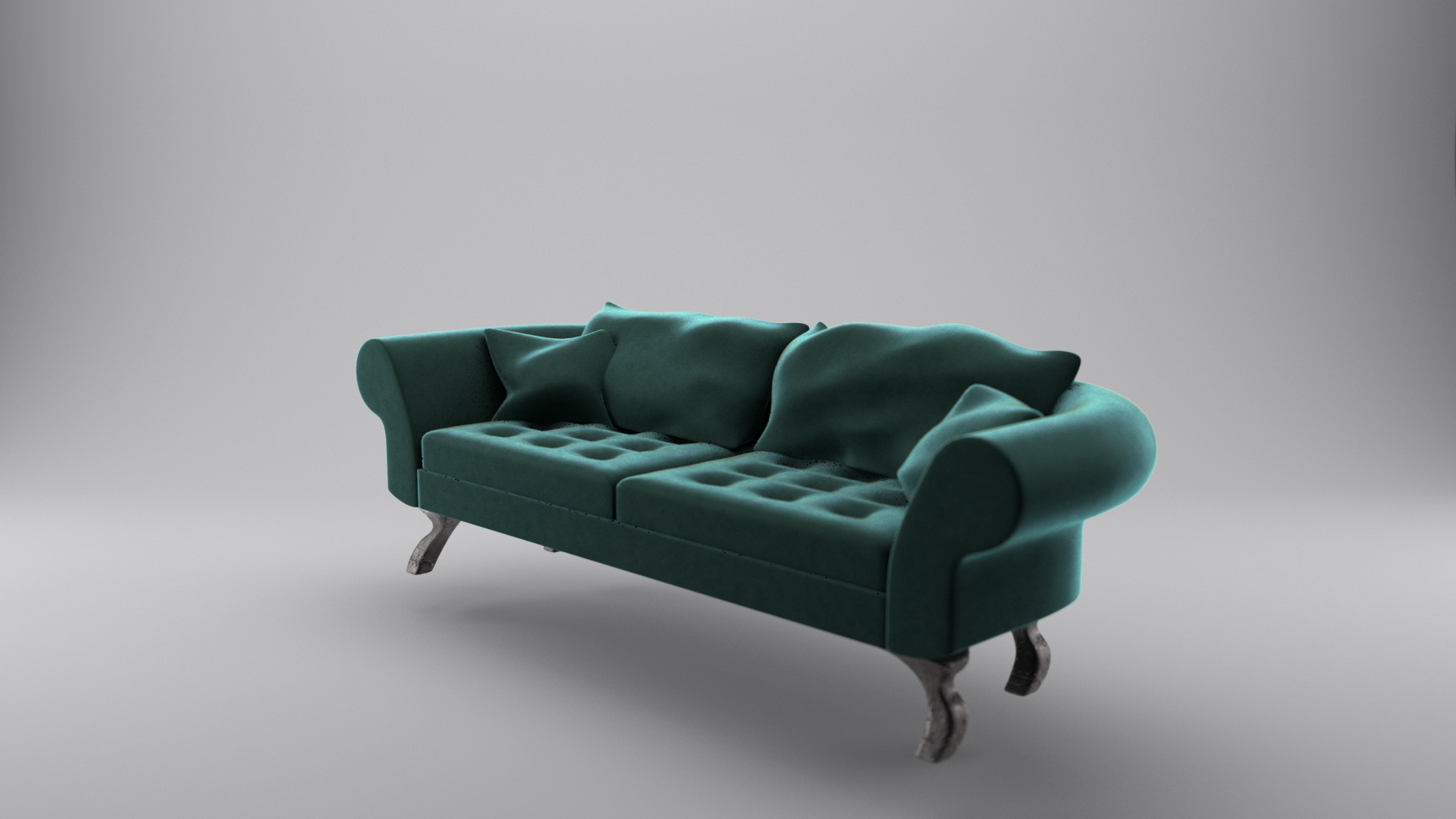 Vintage Two Seater Sofa 3D Model - TurboSquid 2084944