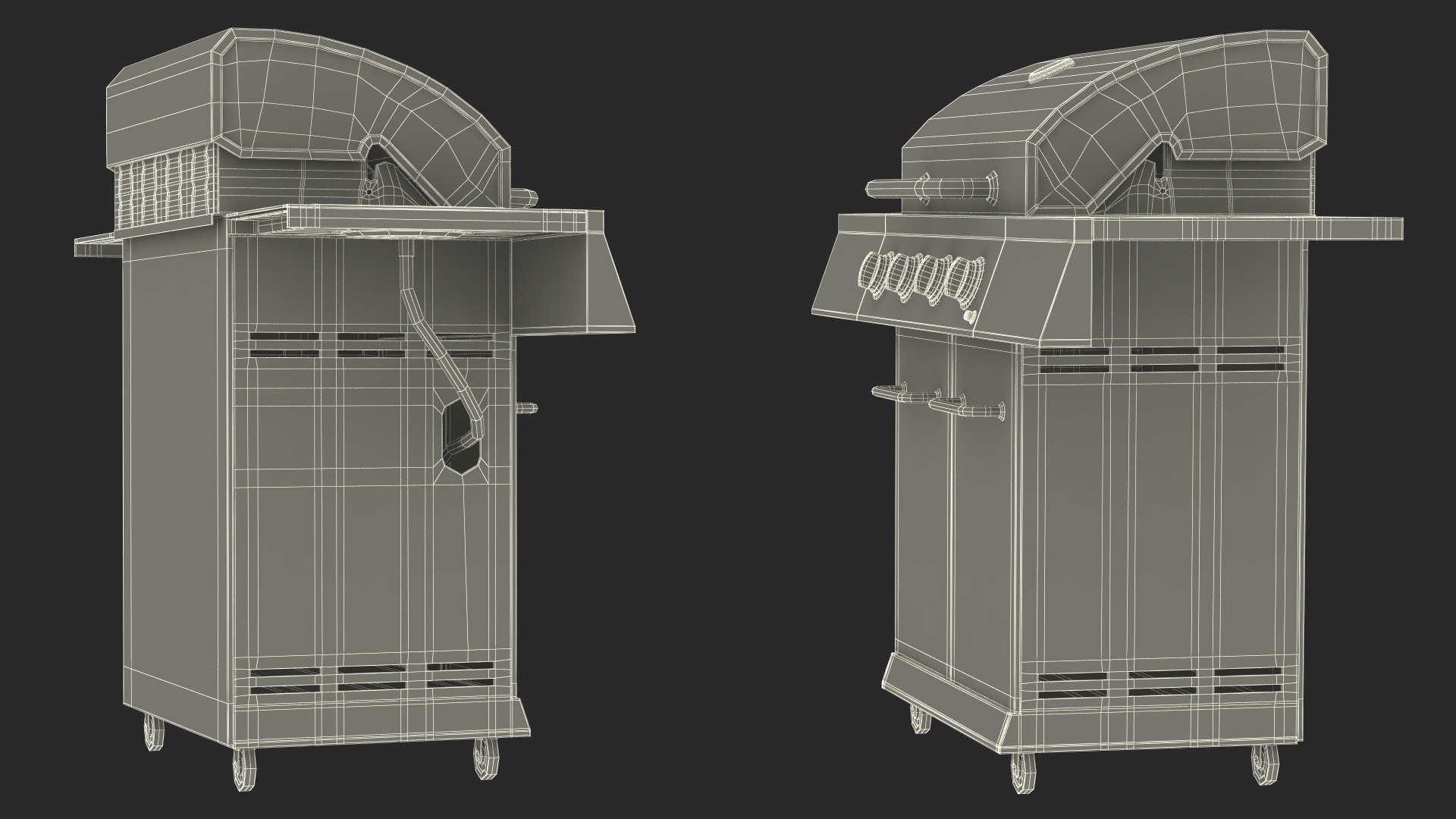 Stainless Steel Propane Gas Grill 3D model - TurboSquid 2157574