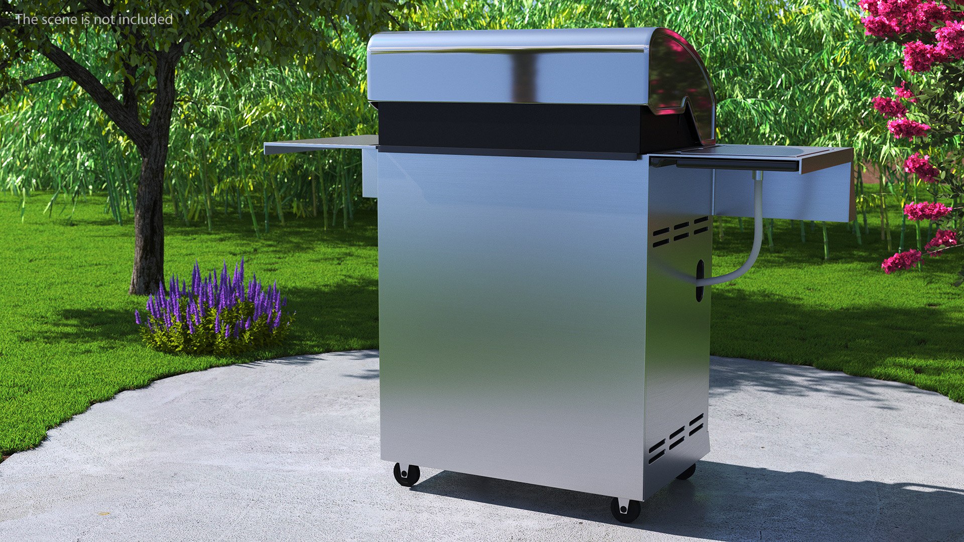 Stainless Steel Propane Gas Grill 3D Model - TurboSquid 2157574