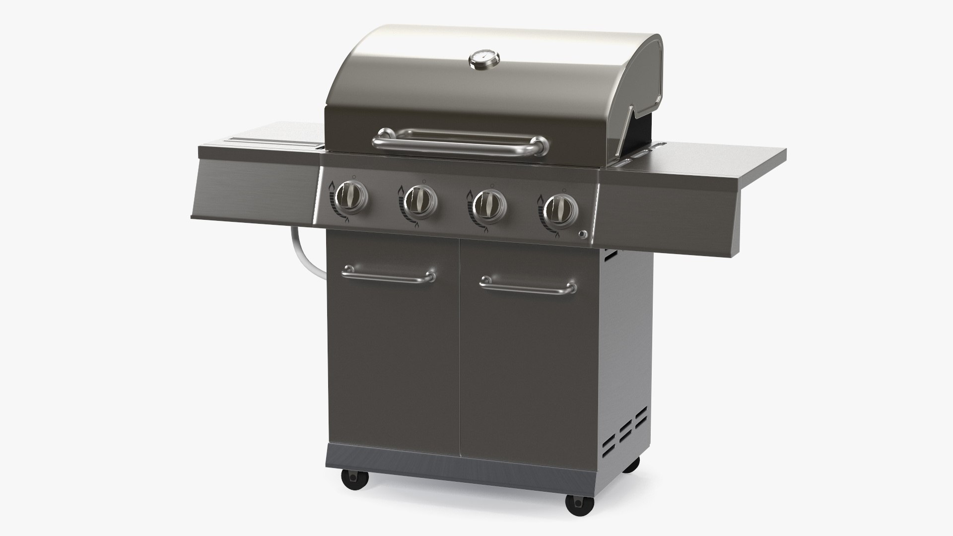 Stainless Steel Propane Gas Grill 3D model - TurboSquid 2157574