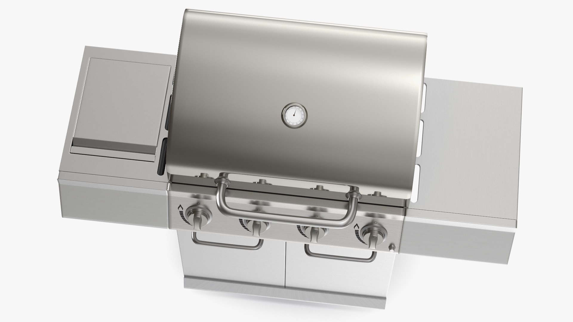 Stainless Steel Propane Gas Grill 3D model - TurboSquid 2157574
