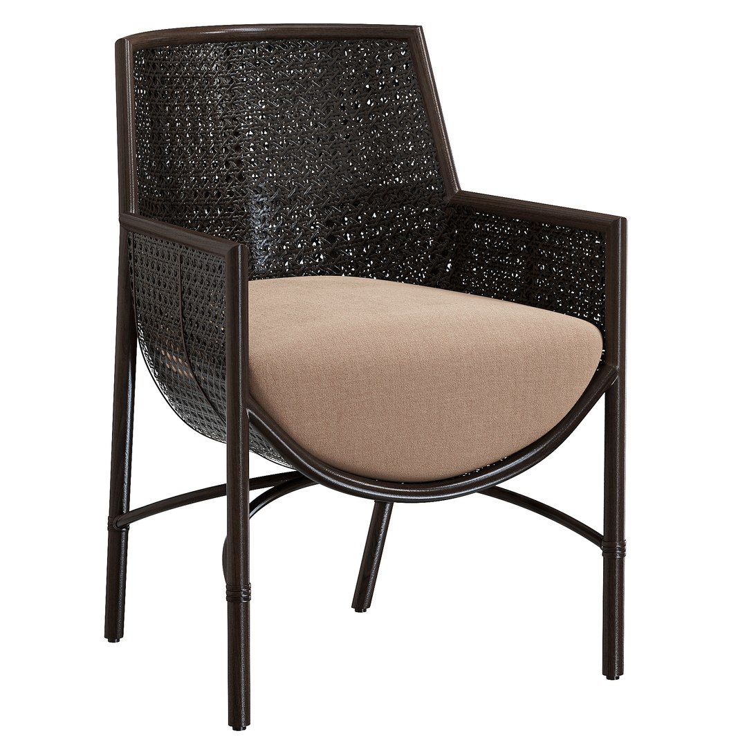 TARU ARM CHAIR By Bakerfurniture 3D - TurboSquid 1947470