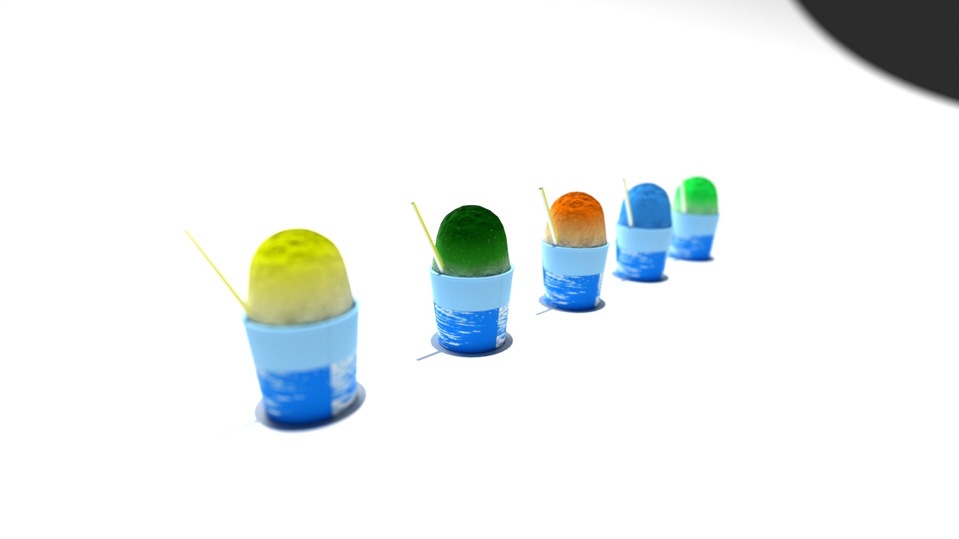3D Shaved Ice Set - TurboSquid 1920685