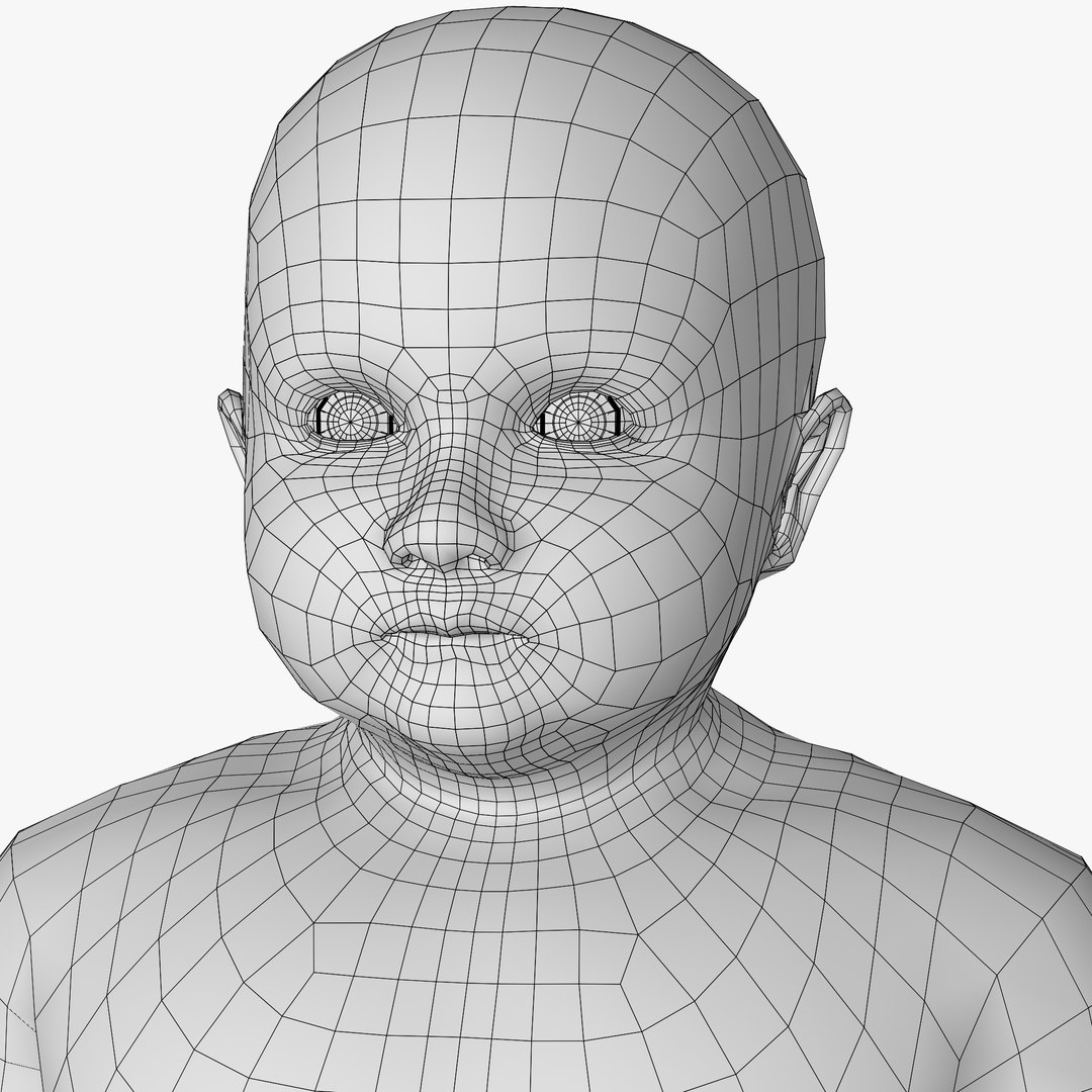 Baby Zombie 3d Model