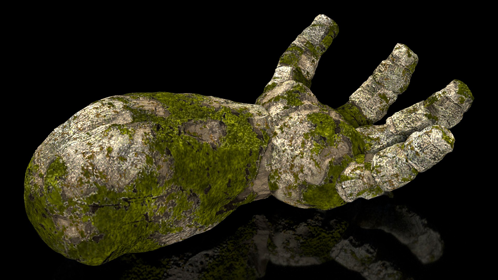 3D Stone Golem Hand - TurboSquid 2031843