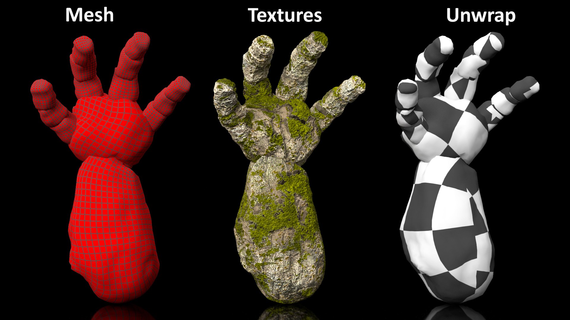 3D Stone Golem Hand - TurboSquid 2031843