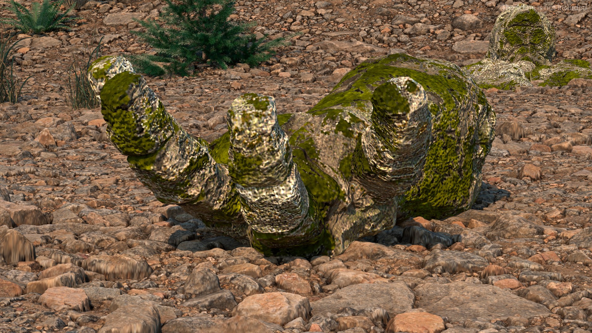 3D Stone Golem Hand - TurboSquid 2031843