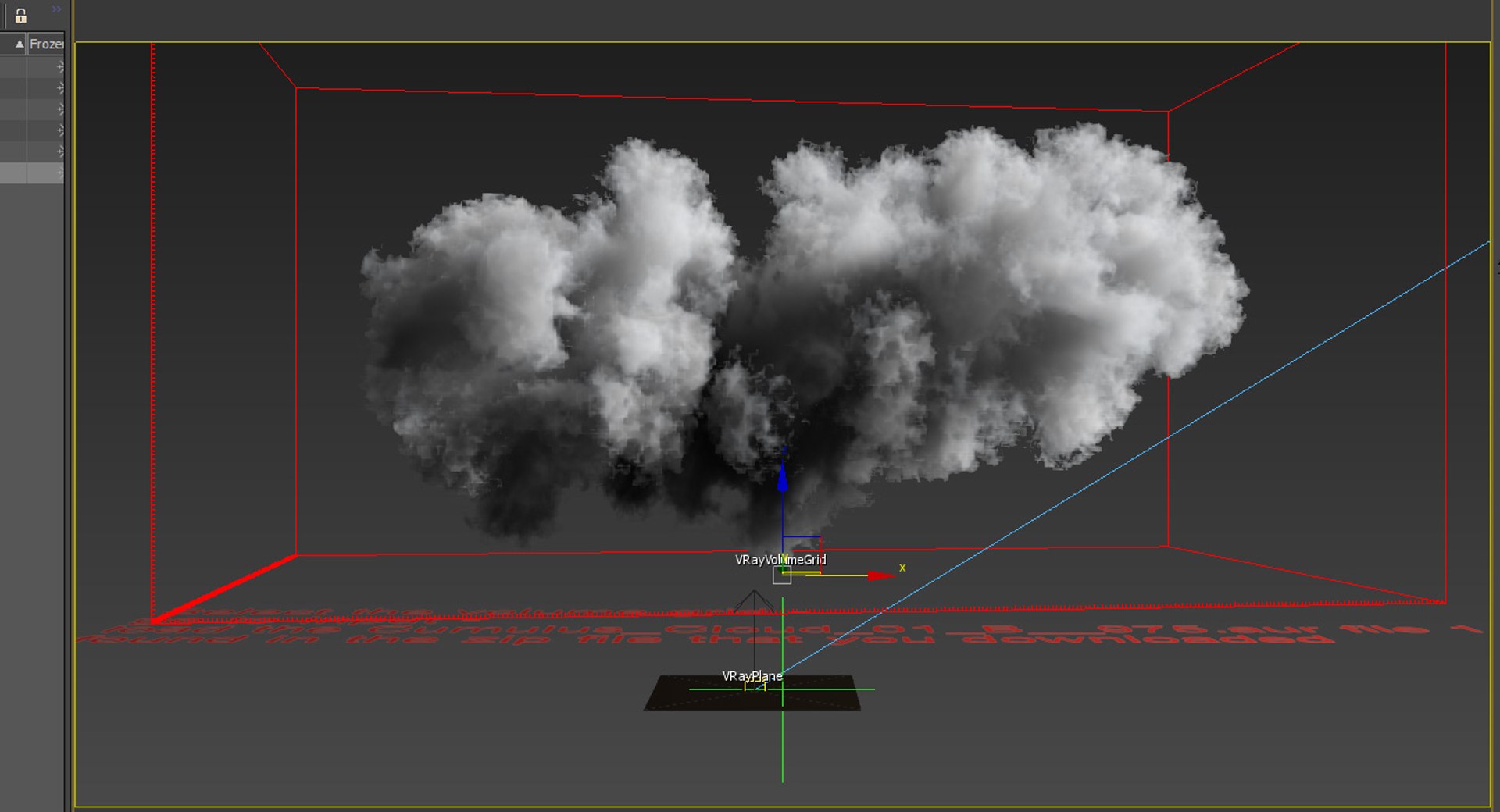 3d Model Volumetric Cloud