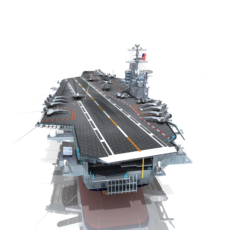uss abraham cvn-72 cvn 3d lwo