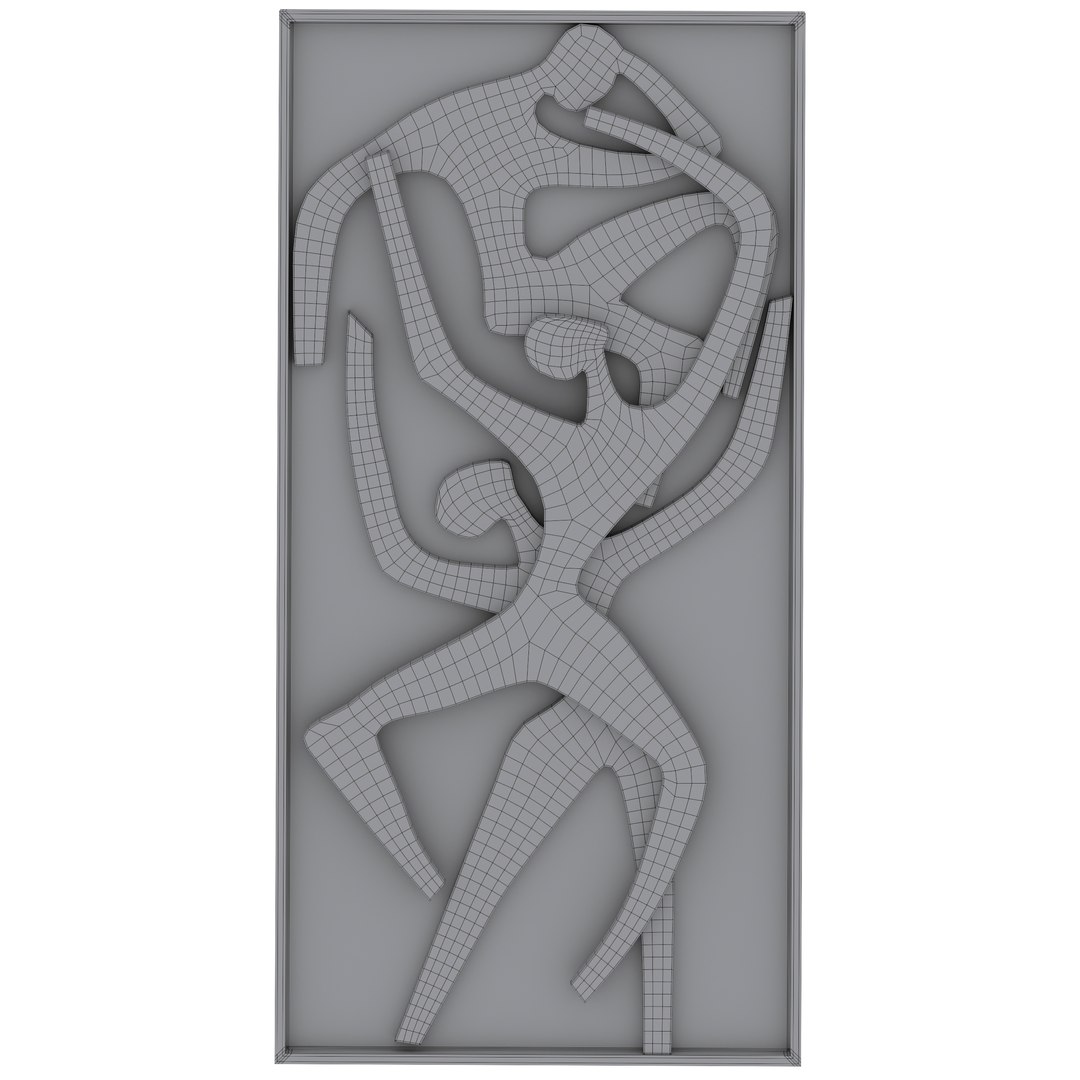 Human Wood Wall Art Model - TurboSquid 2322217