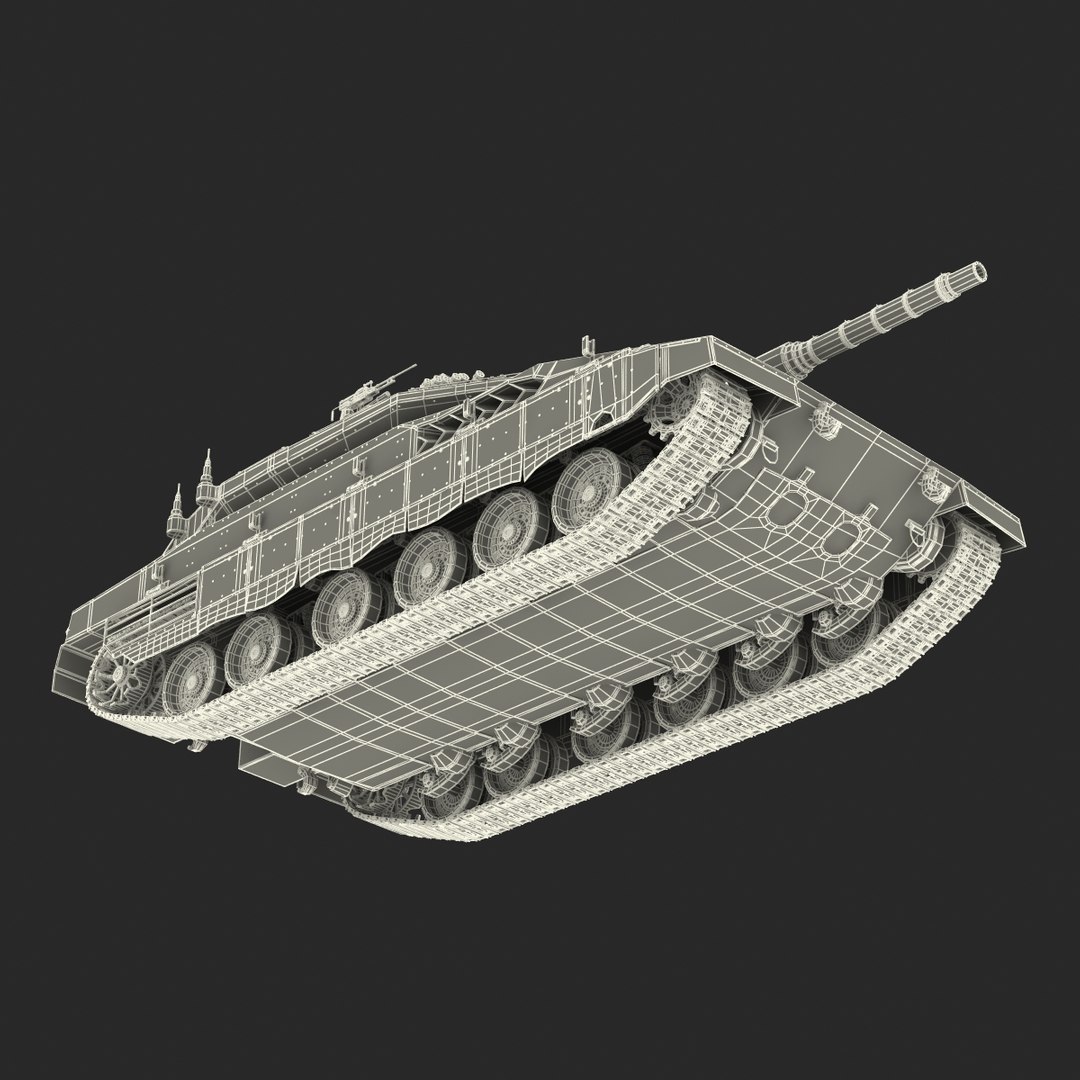 3d Model Merkava Mk Iv Rigged