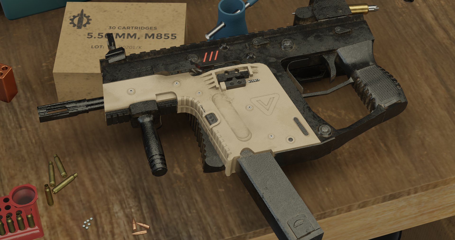 3D Model Vector-Kriss - TurboSquid 1858641