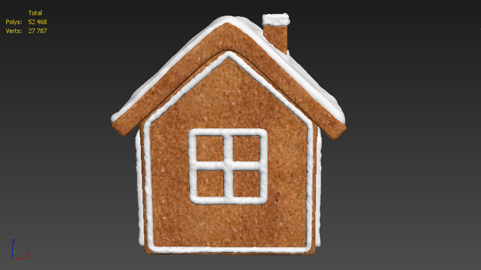Gingerbread House 3D - TurboSquid 1980355