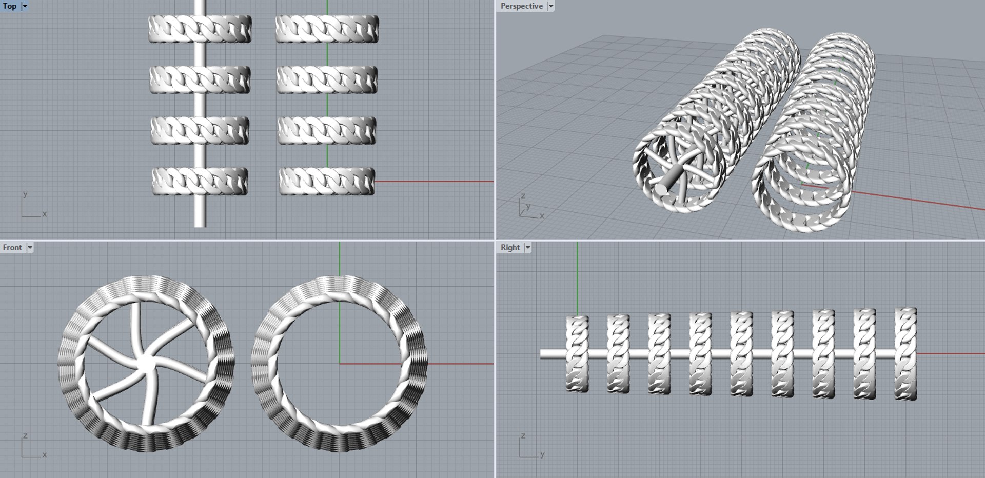Cuban Link Ring 16-20 Sizes R38 3D Print Model 3D - TurboSquid 2301632