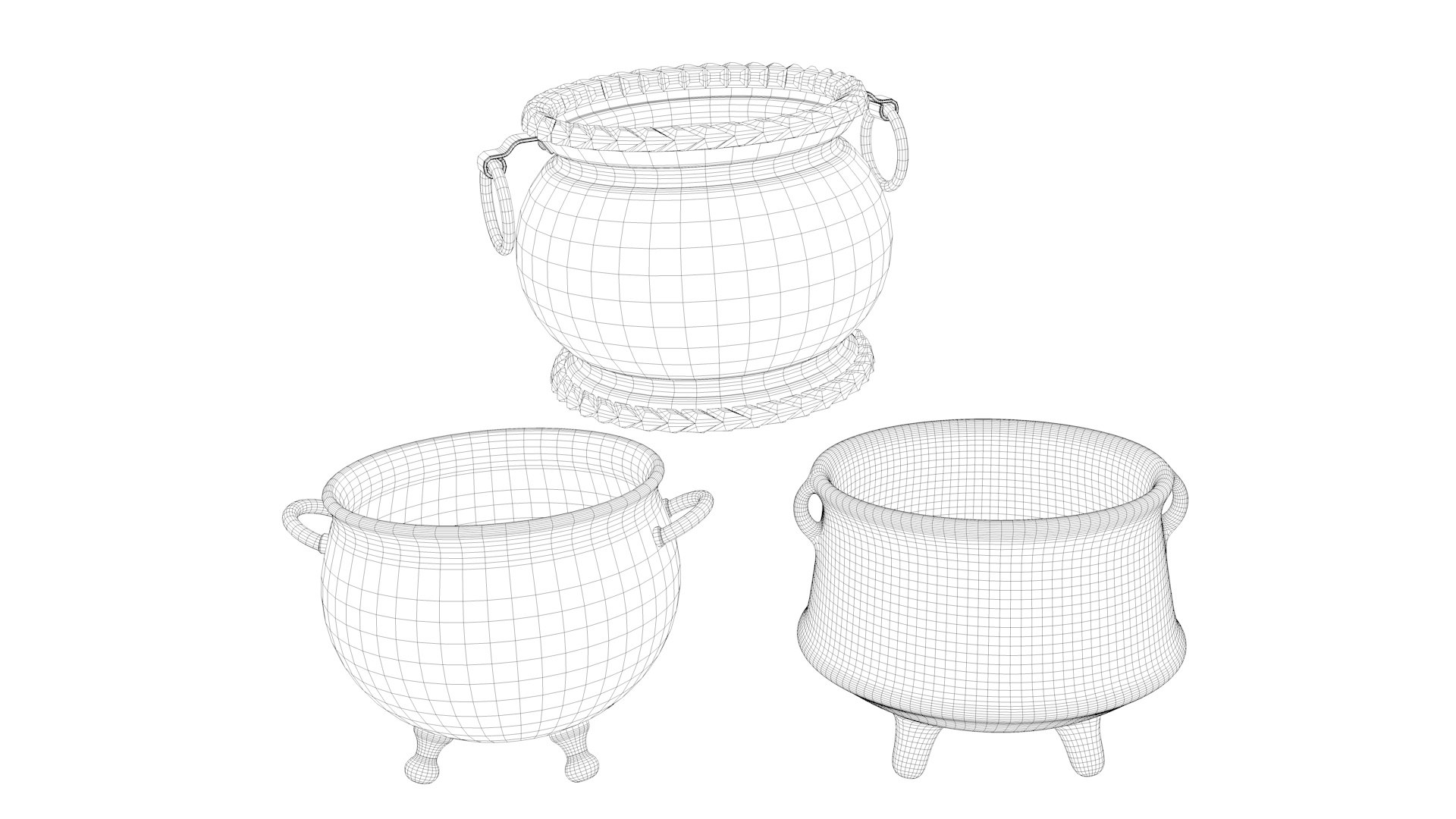 3D Cauldron Collection Model - TurboSquid 1977526