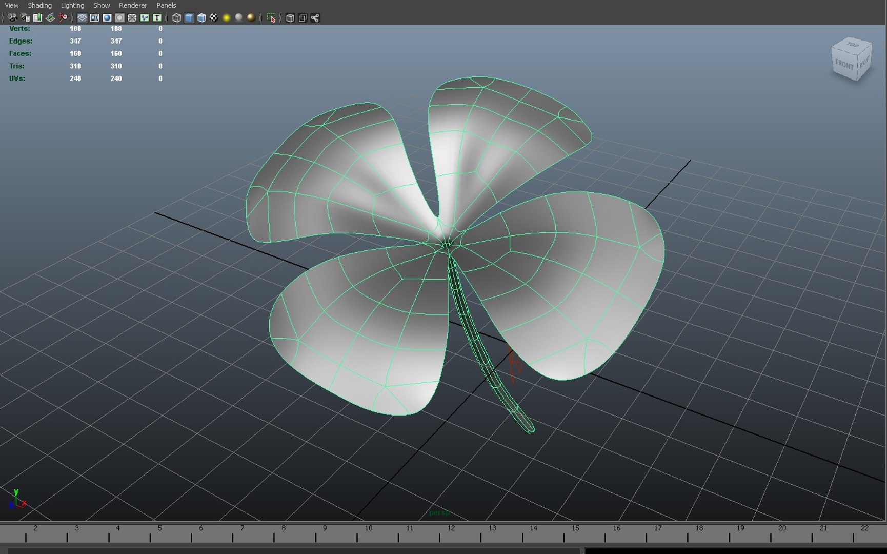 flower format 3d model