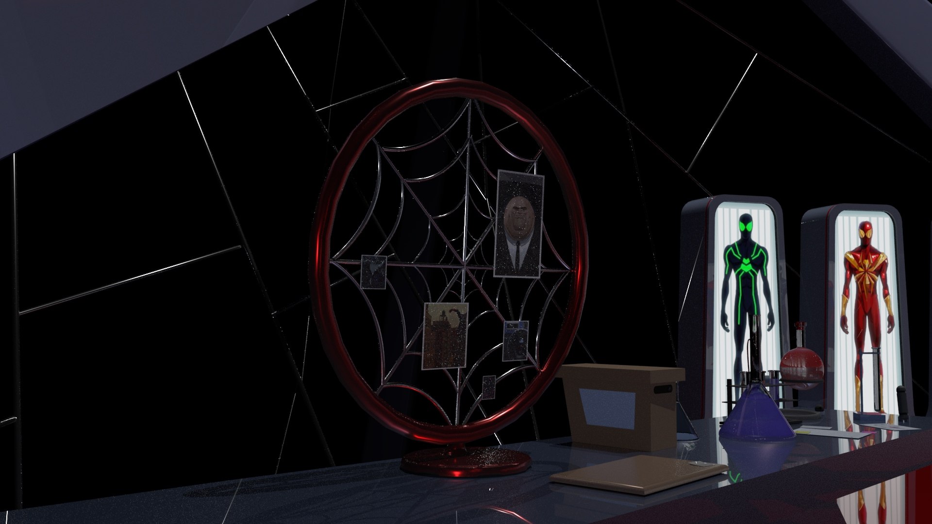 3D Spiderman Into the Spiderverse Base - TurboSquid 1932735