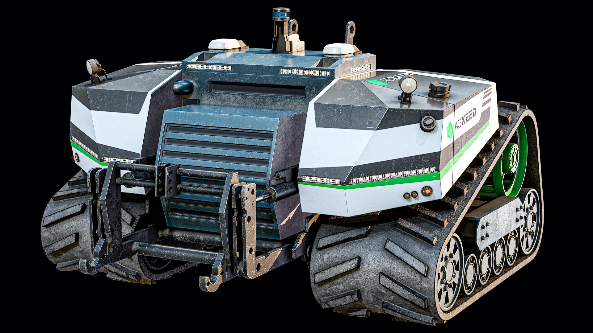 Farming Robot AgBot 5 AGXEED PBR 3D - TurboSquid 2419926