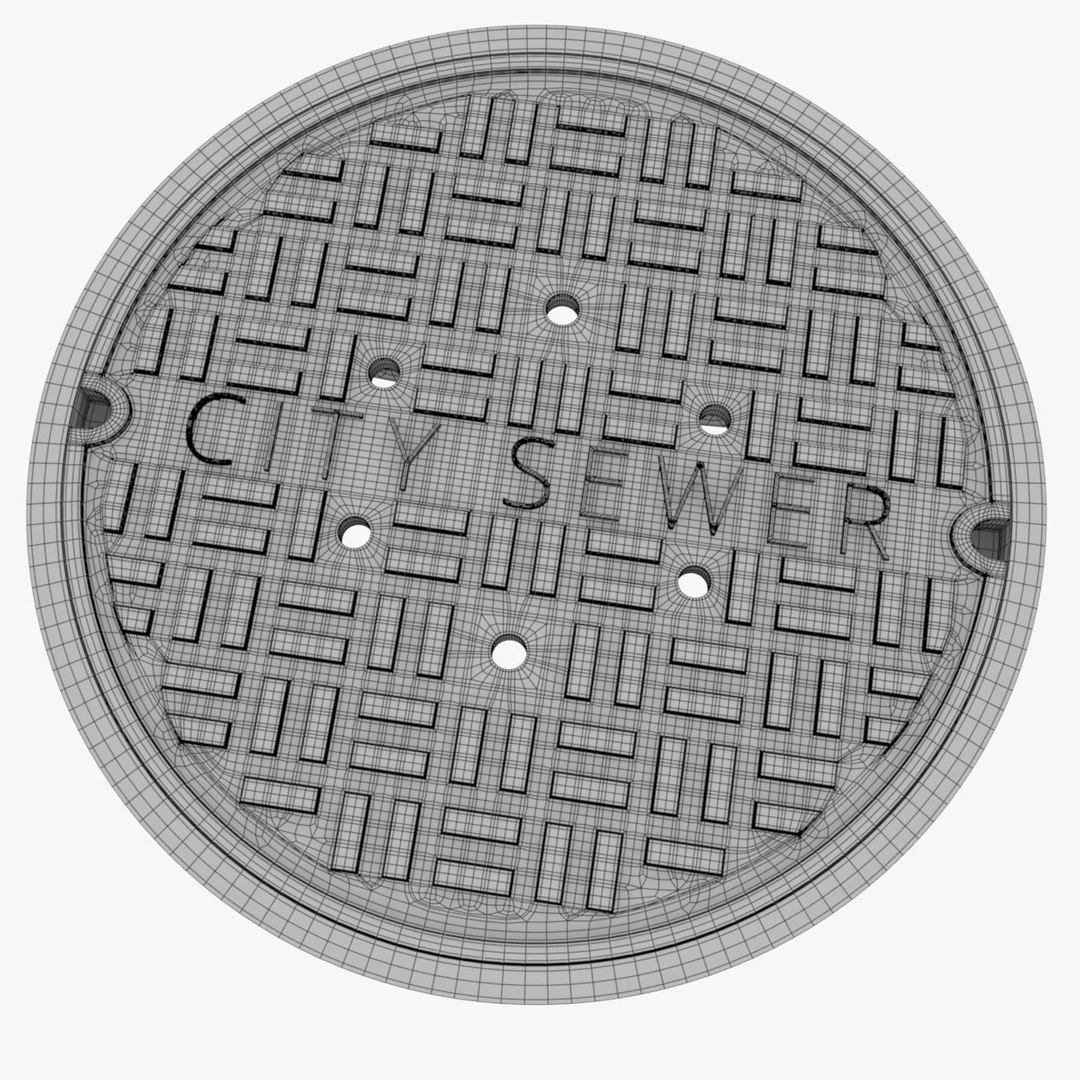 3d Model Manhole Cover