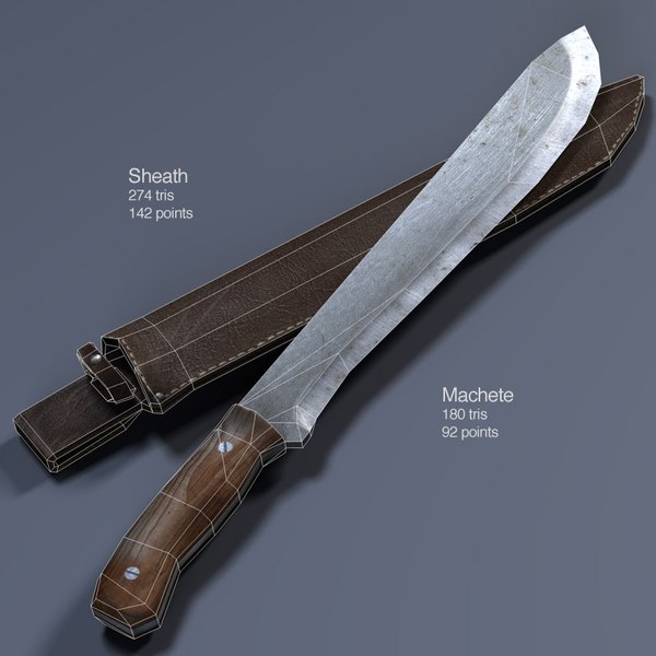 3d model machete
