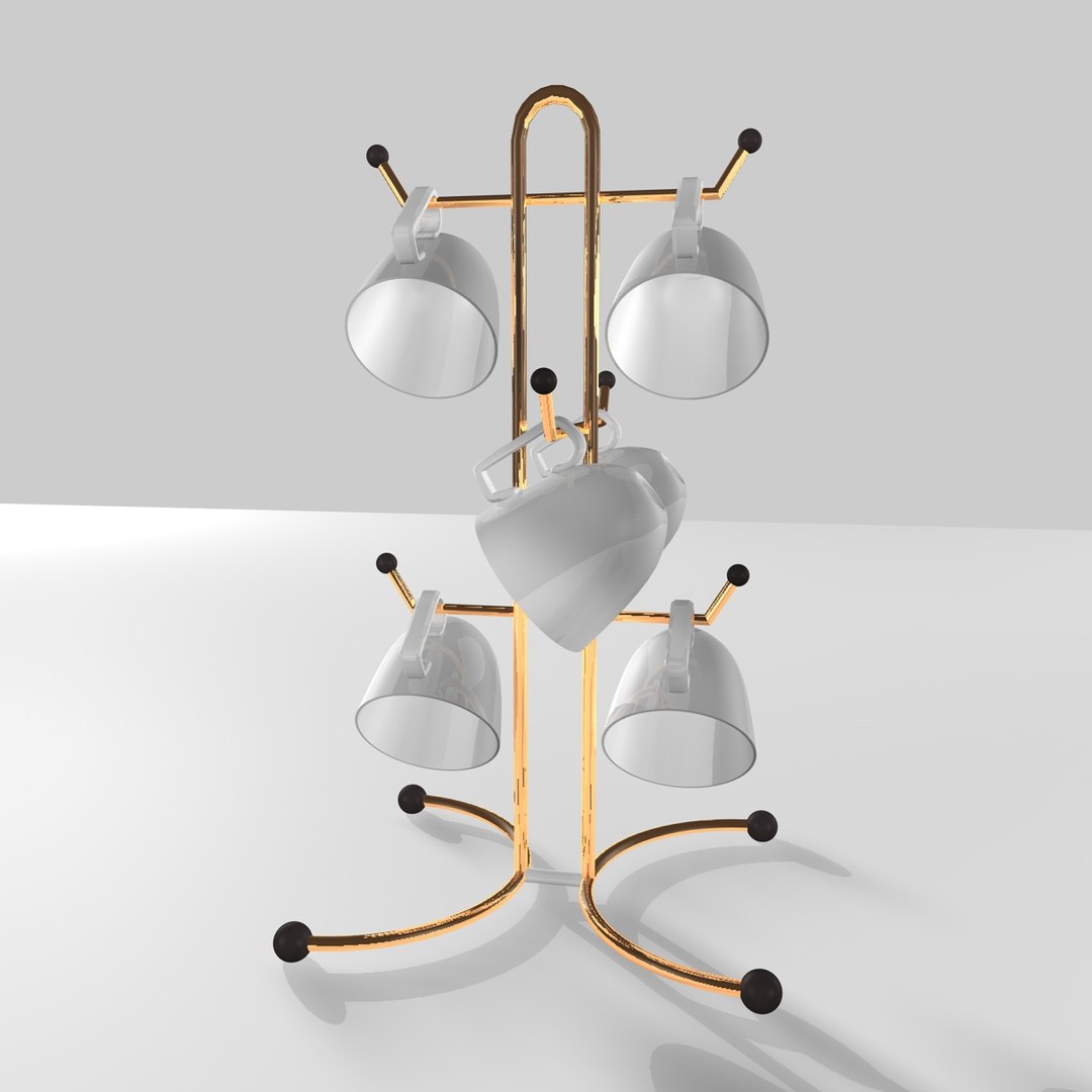 Mug Tree 3d Model