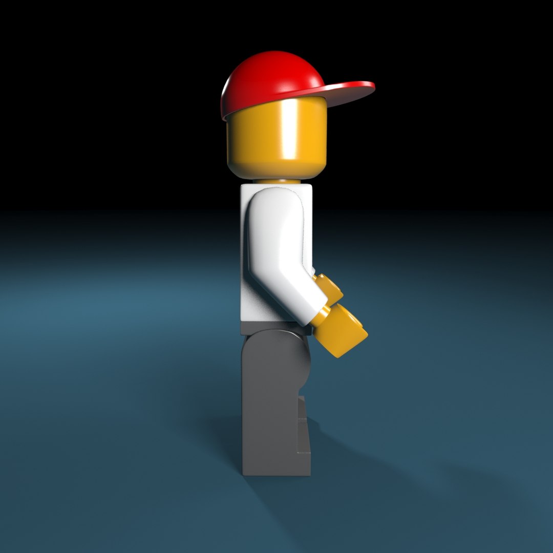 3d Obj Lego Figure