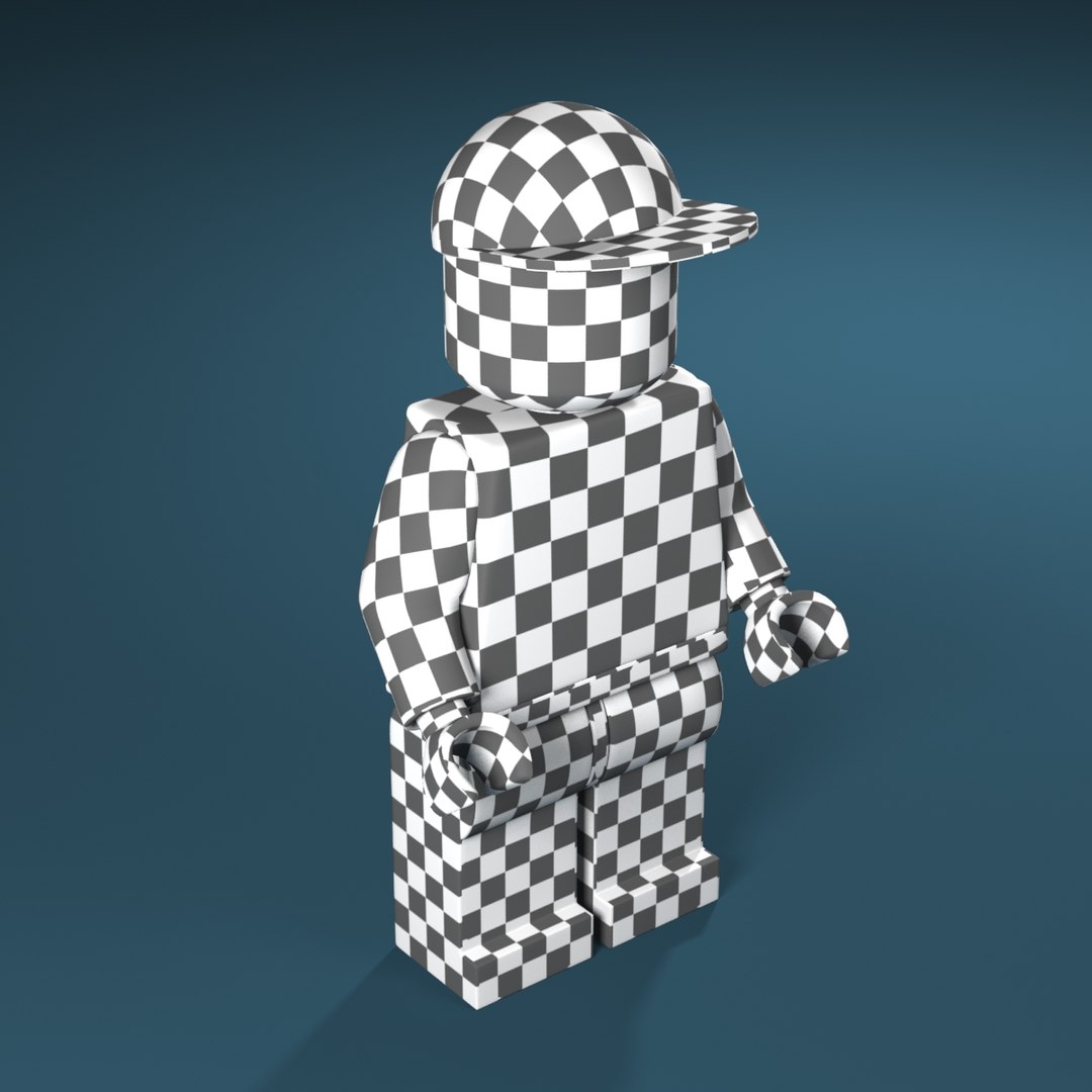 3d Obj Lego Figure