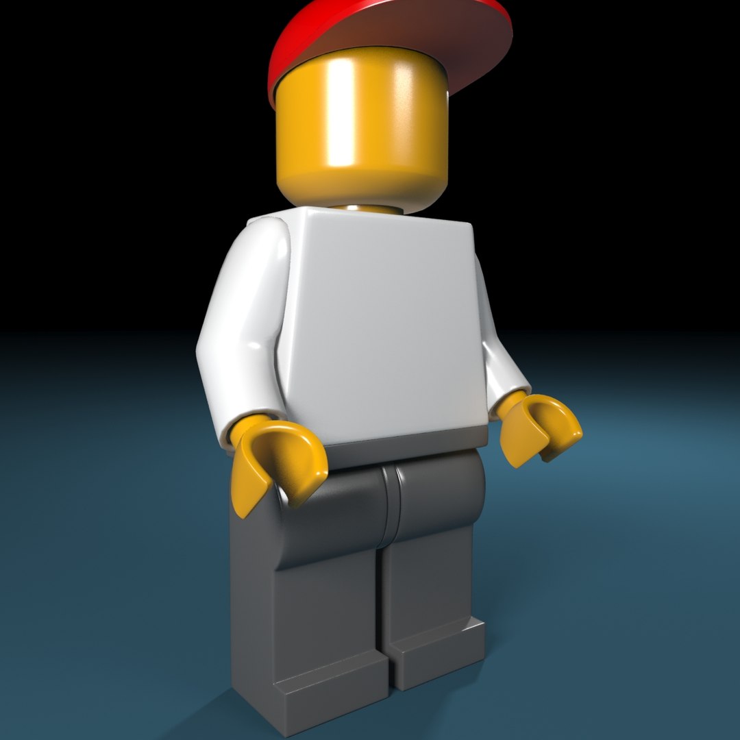 3d Obj Lego Figure