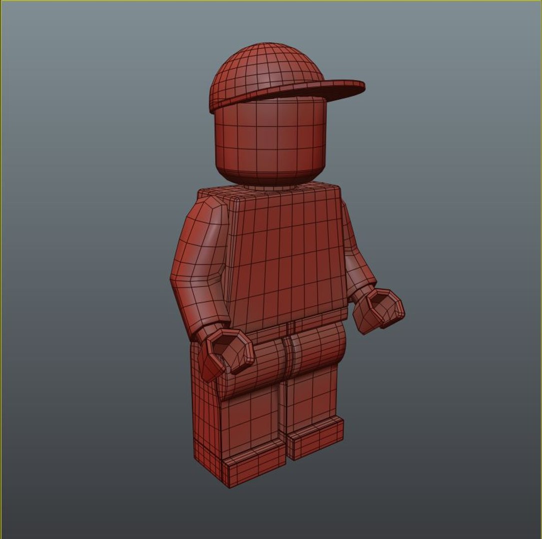 3d Obj Lego Figure