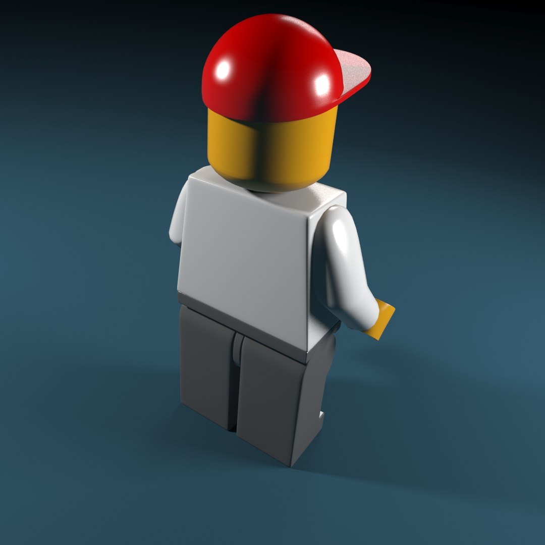 3d Obj Lego Figure