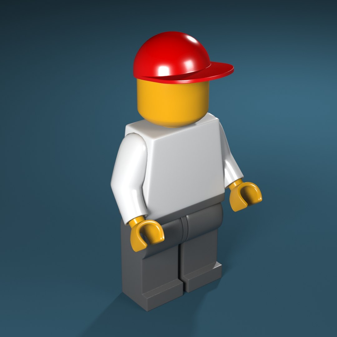 3d Obj Lego Figure