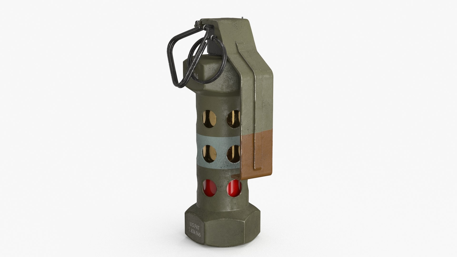 3D Model Hand Grenade V5 - TurboSquid 1962652