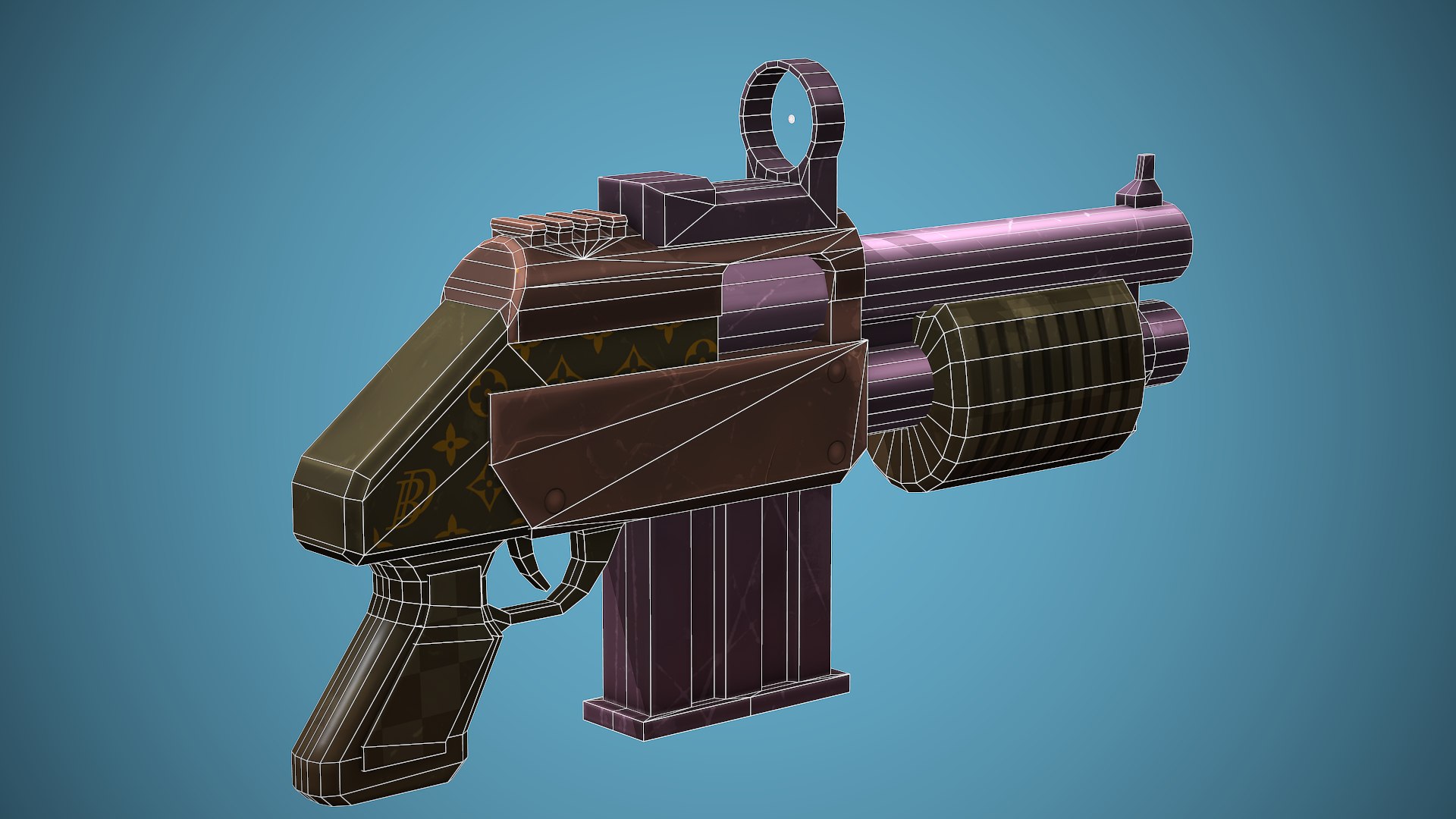 Stylized Pump Shotgun Royal Skin - Low Poly 3D Model - TurboSquid 1775771