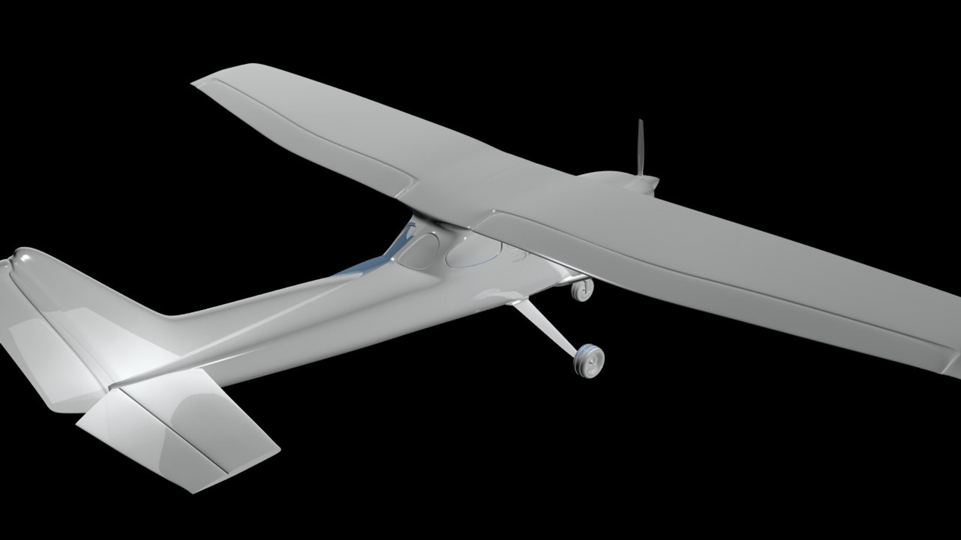Cessna 172 Cutlass 3d Model