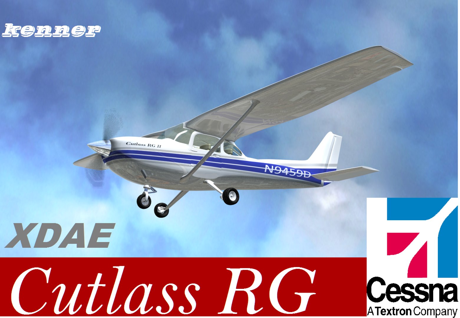 Cessna 172 Cutlass 3d Model