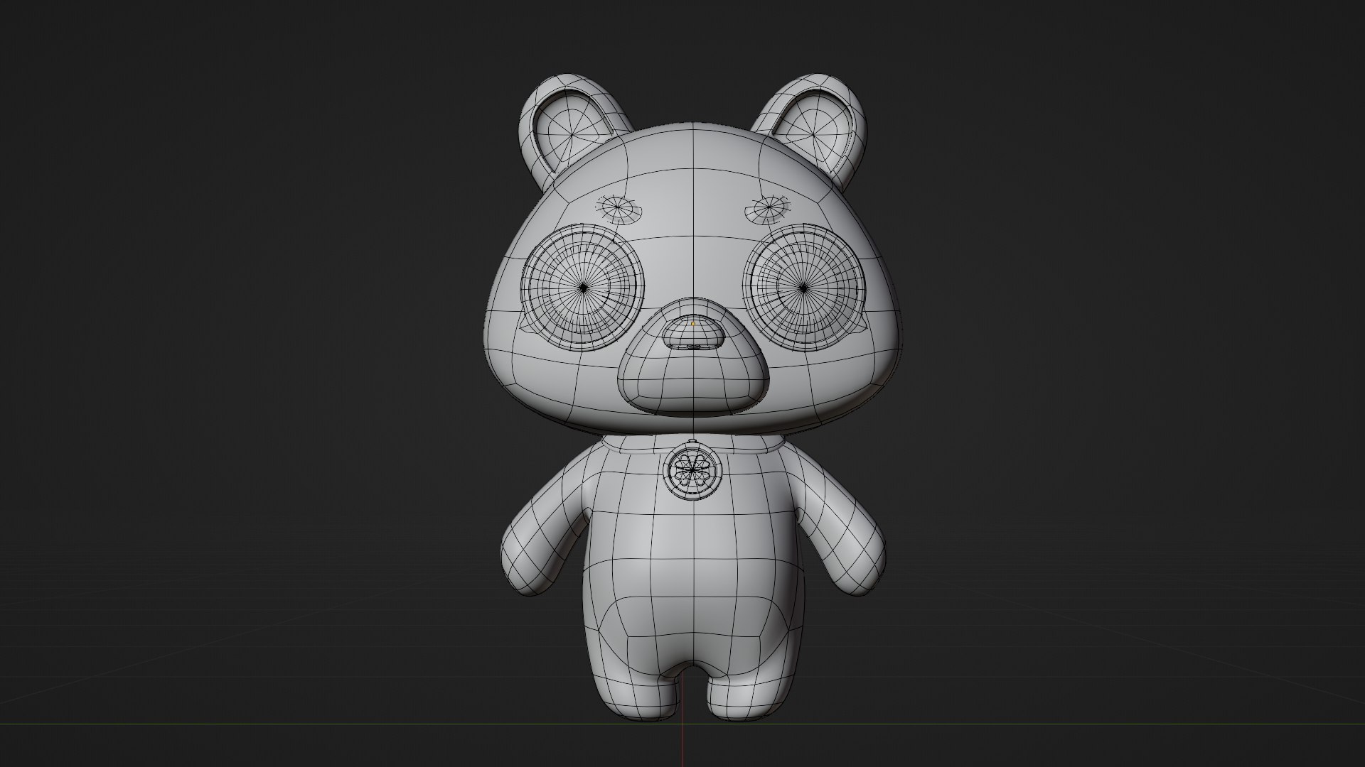 Cartoon Bear Tanuki 3D Model - TurboSquid 2254903