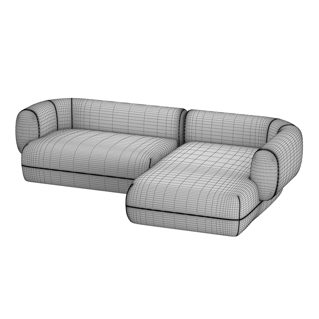 ARP Sofa By Sebastian Herkner 3D - TurboSquid 1985106