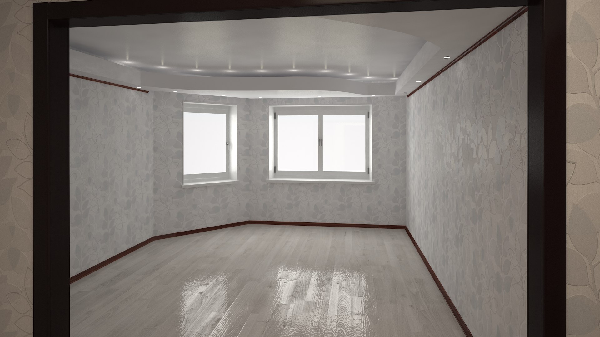Flat 3d Model