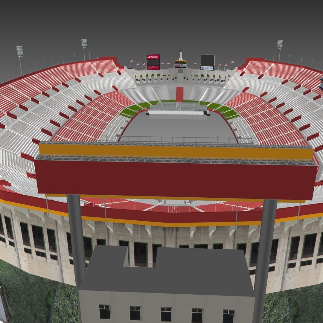 3d Model Los Angeles Memorial Coliseum