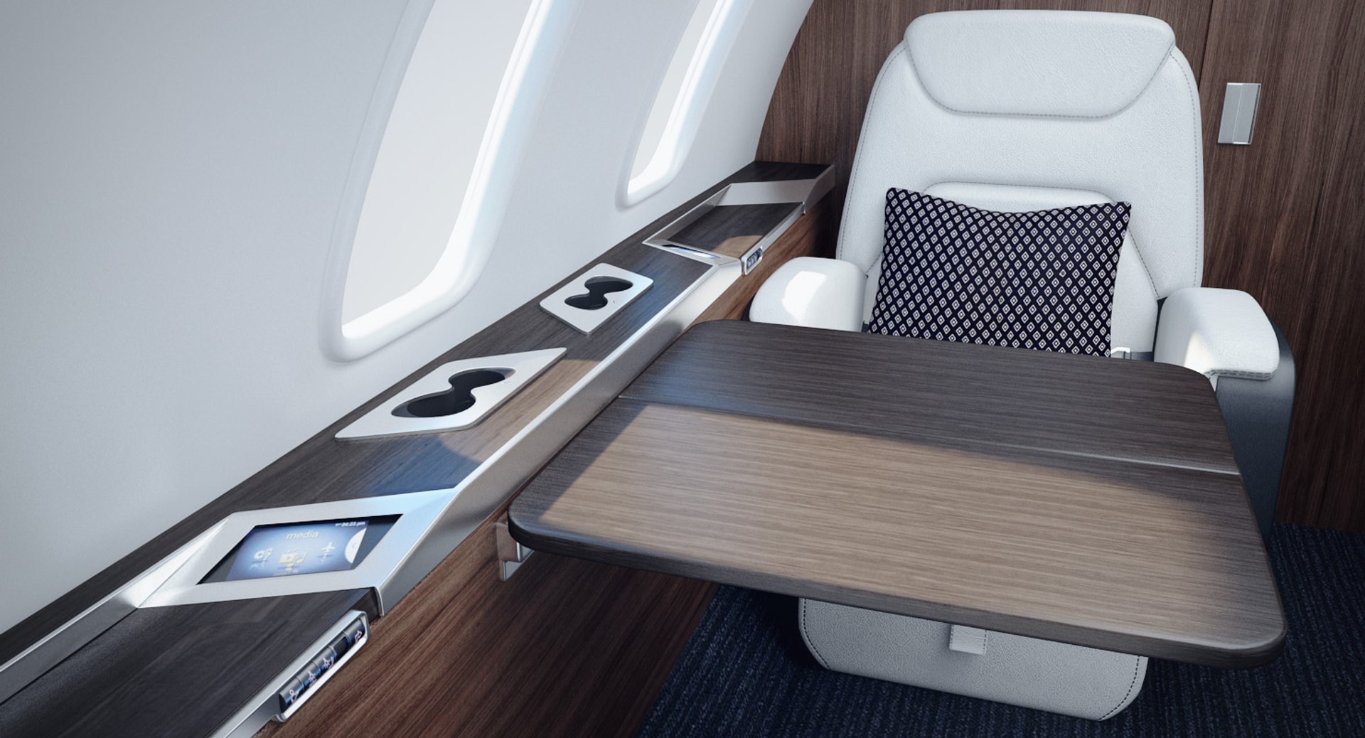 3D Bombardier Challenger Interior - TurboSquid 1361231