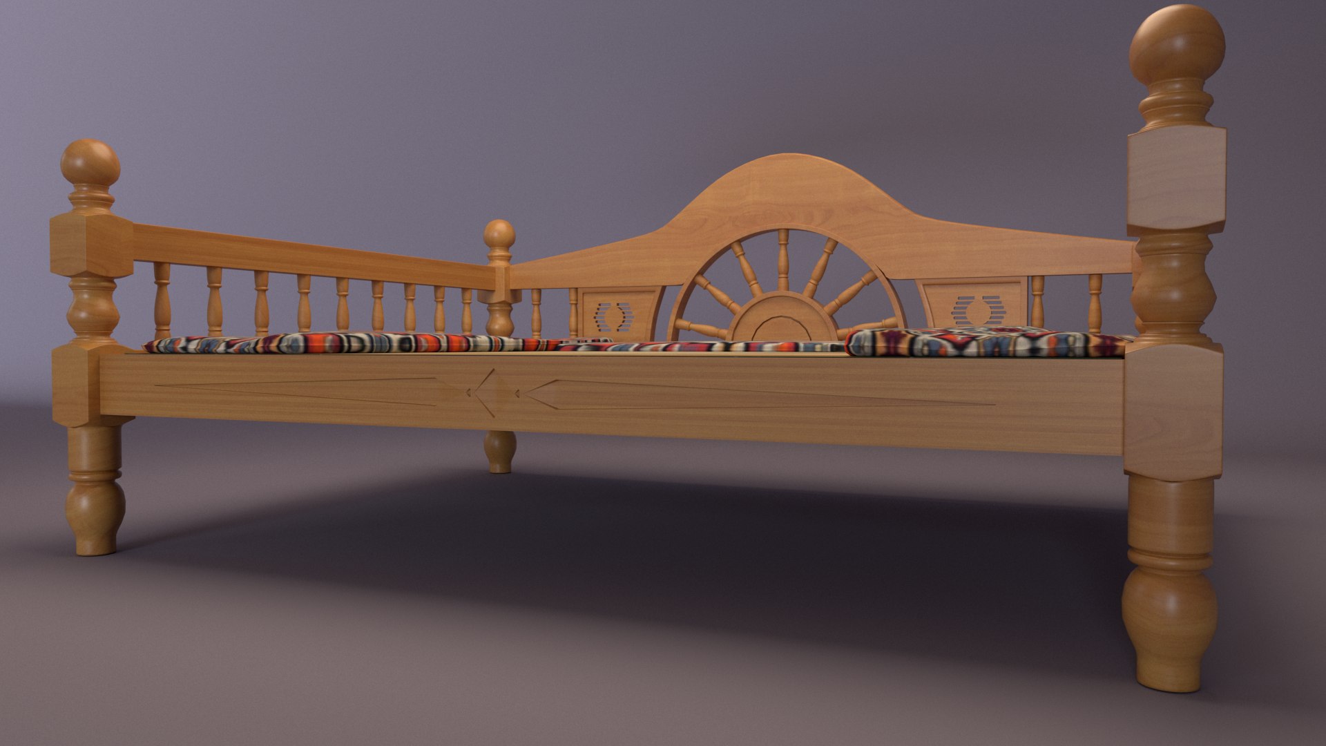 Wooden Seating 3D Model - TurboSquid 1599890