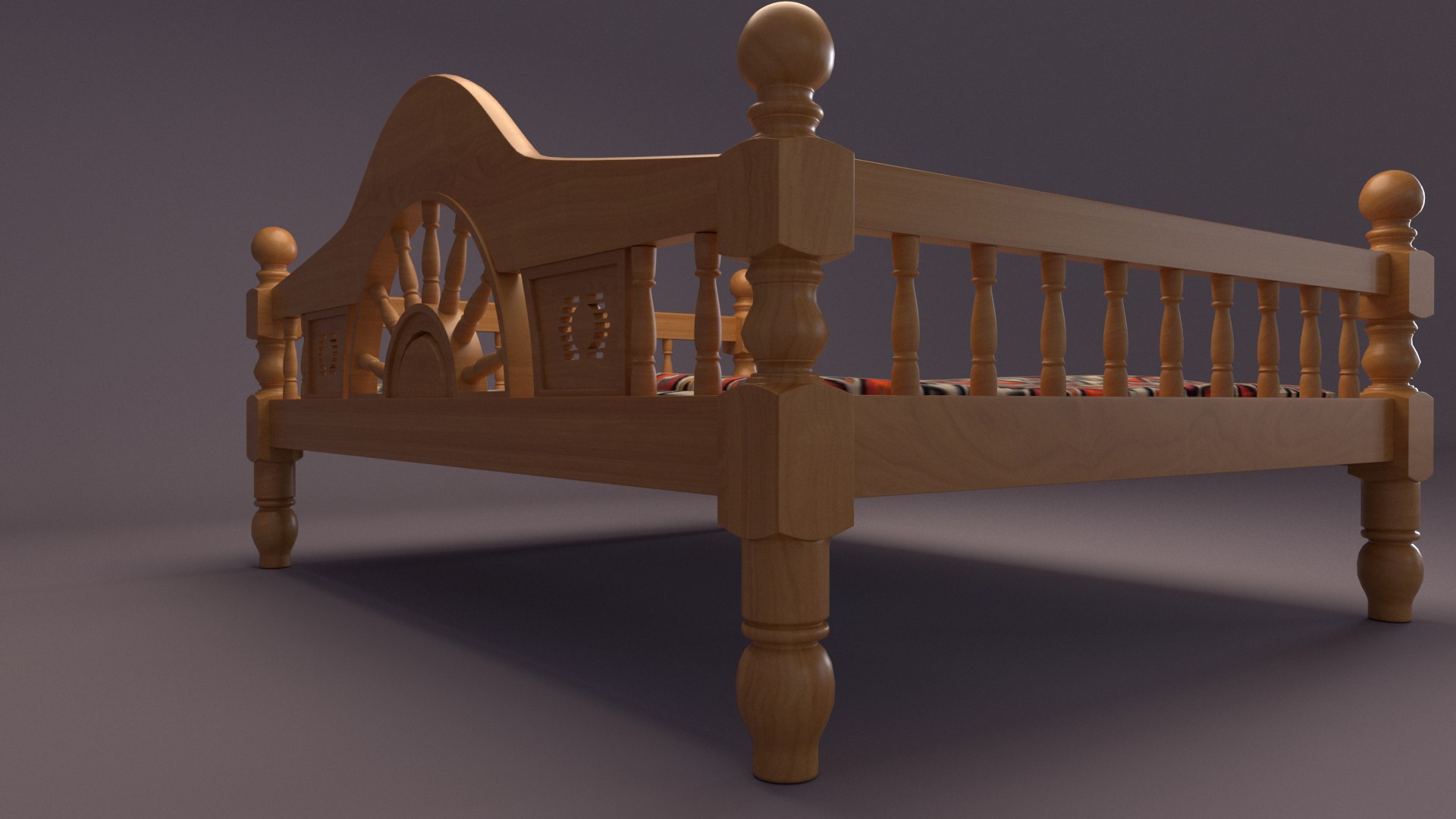 Wooden Seating 3D Model - TurboSquid 1599890