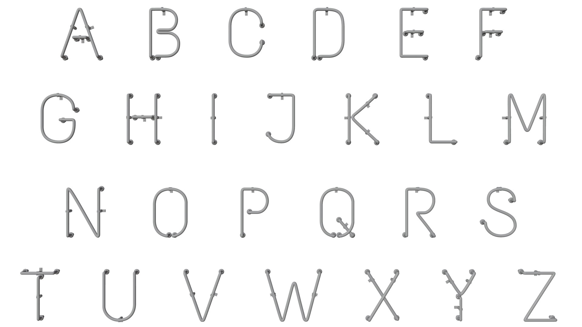 Neon N 3D Model - TurboSquid 1914150