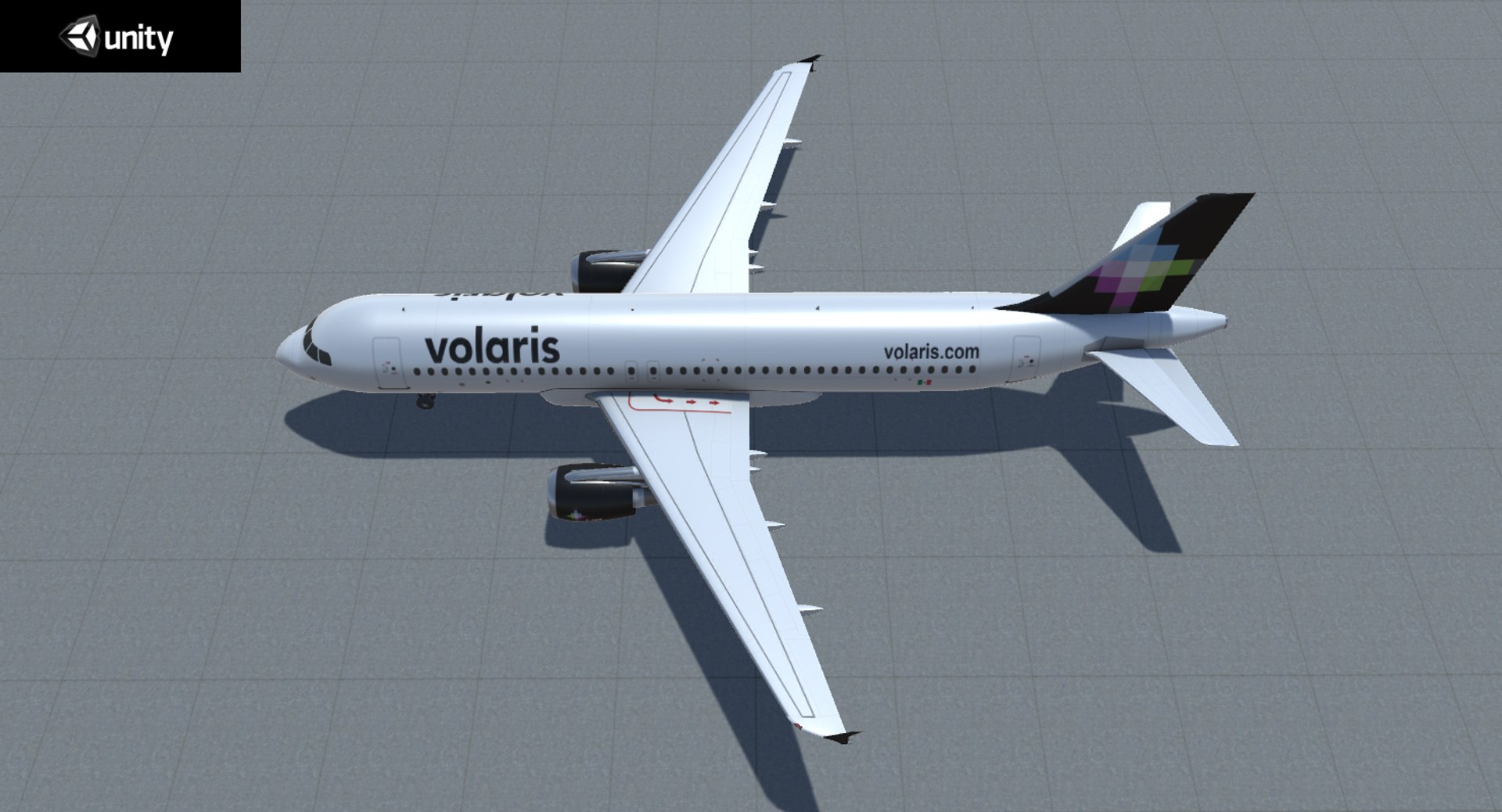 3d airbus a320 volaris model