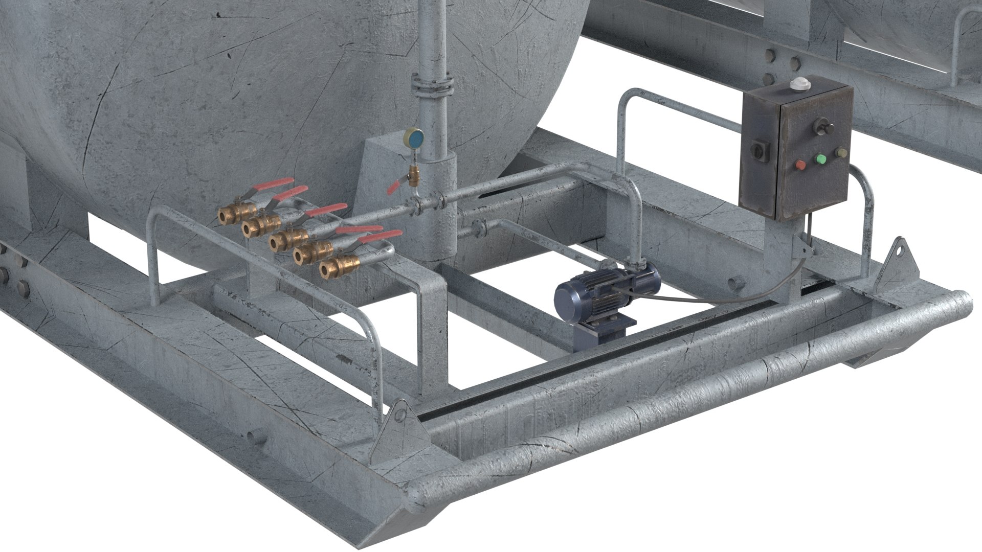 Storage Tank Deck 3D Model - TurboSquid 2581886