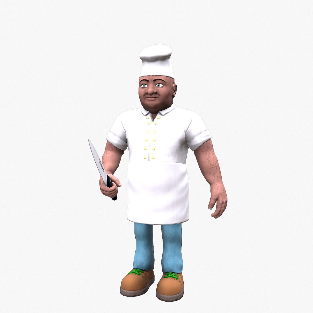 3D Model Cook Chef - TurboSquid 1398046
