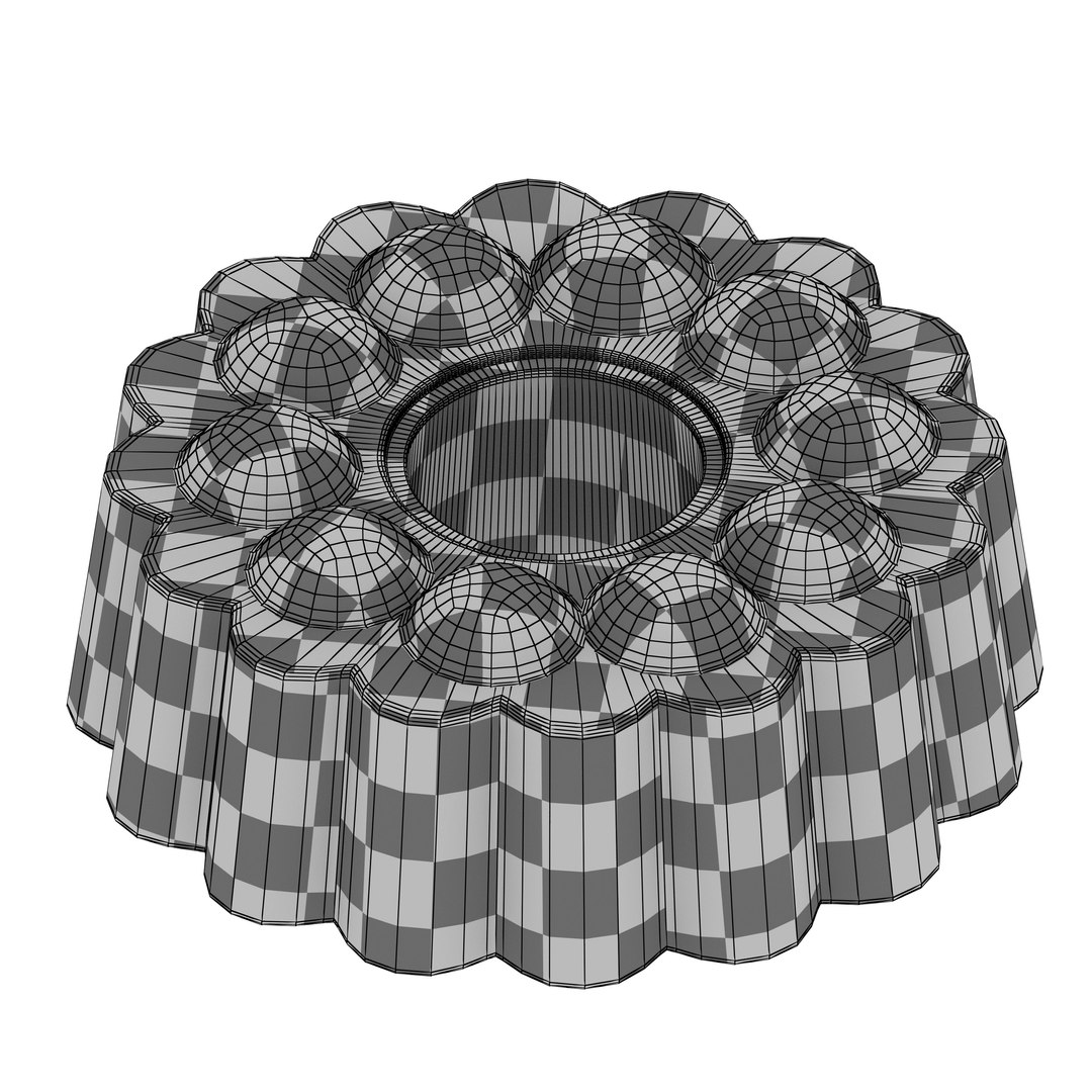 3D Model Dessert Chocolate Cake Pudding In Chocolate - TurboSquid 1984383